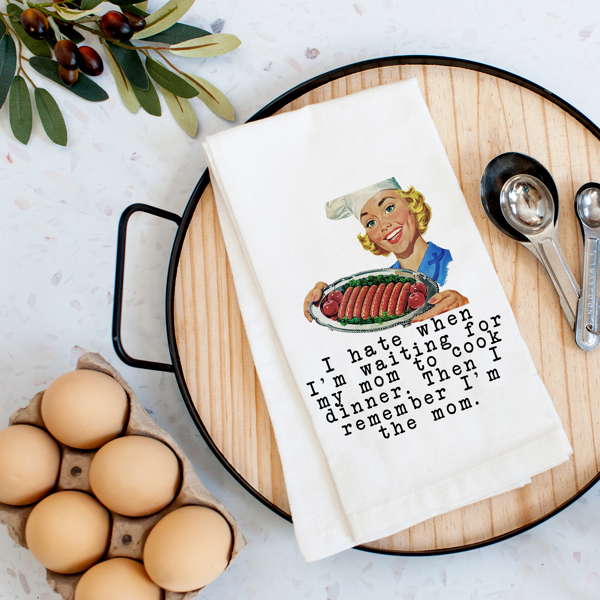 I'm The Mom Tea Towel | Jane.com